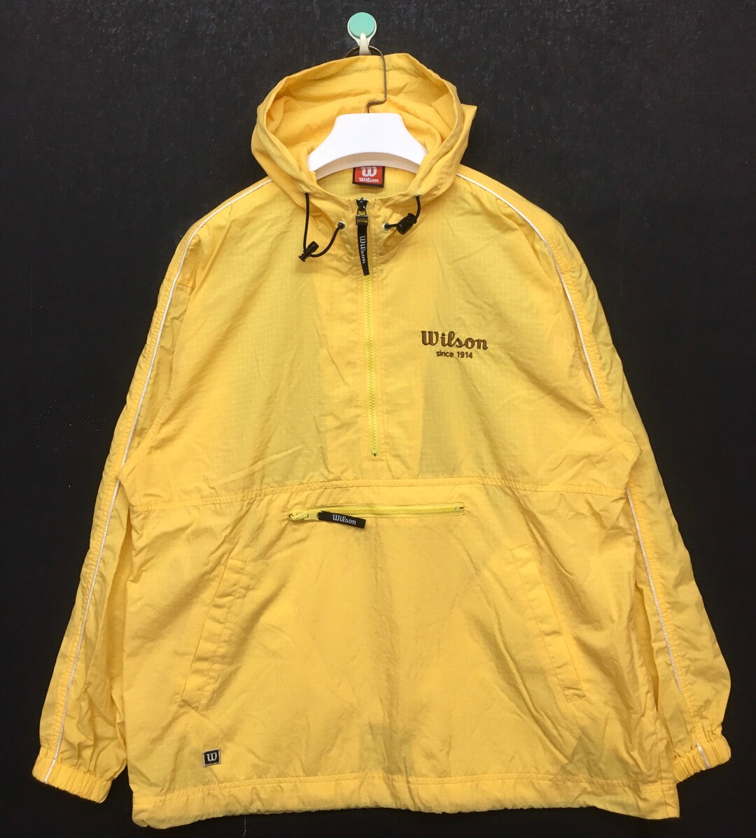Vtg 90s Wilson Anorak Windbreaker Pullover Halfzipper Light - Etsy