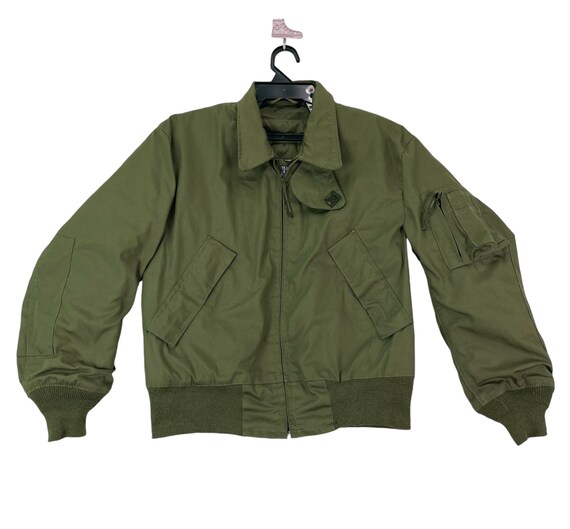 Vtg 80s Isratex Production US Army Military Flight Bomber Vtg 80s Isratex Production US Army Military Flight Bomber