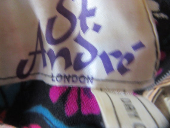 1960s St Andre of London Flower Power Maxi Dress - Gem