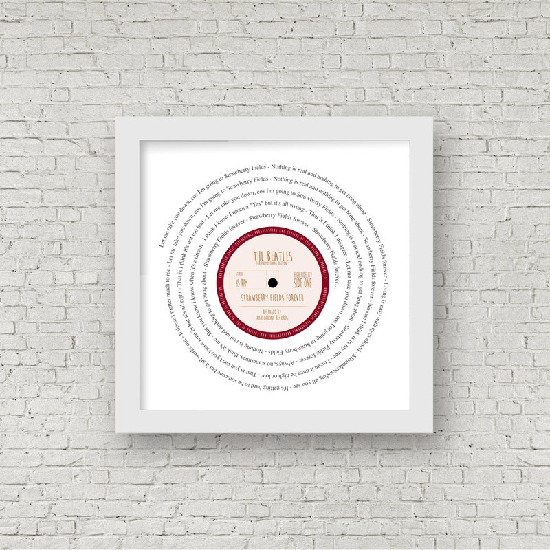 30 Vinyl Record Print - Etsy UK