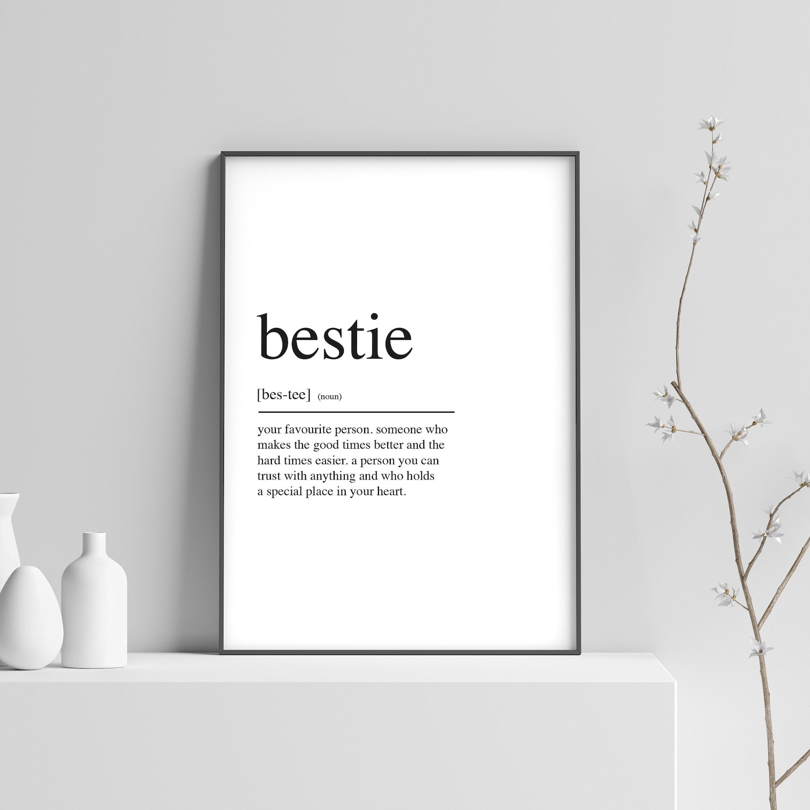 Bestie Definition Print Digital Download - Etsy UK