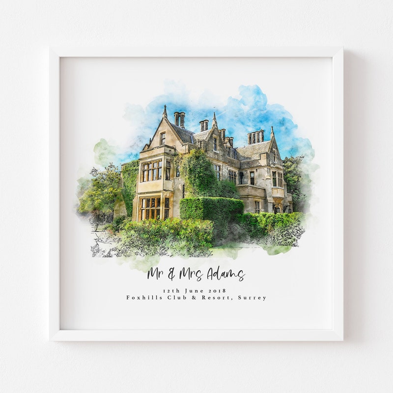 Wedding Watercolour Digital - Etsy UK