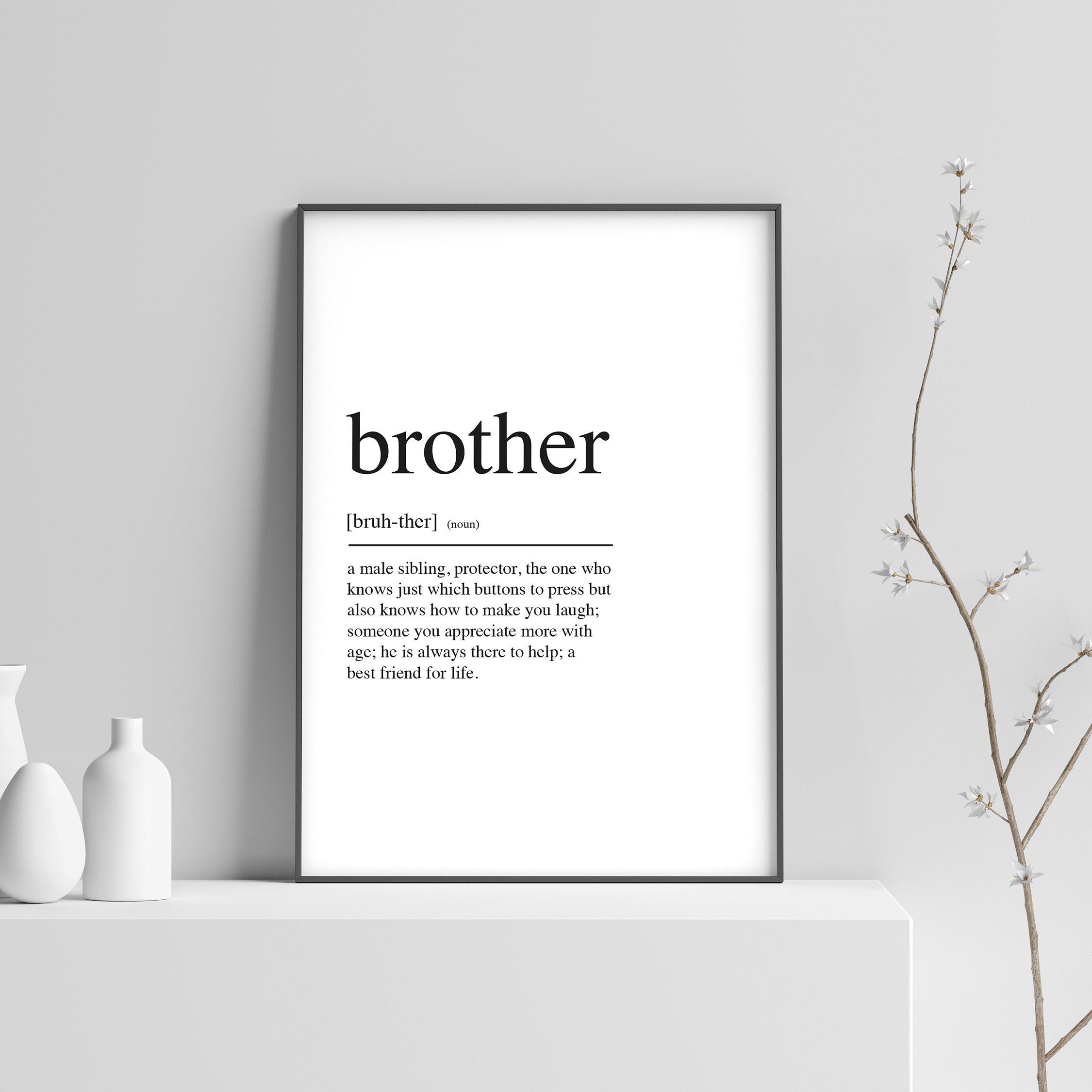 Brother Definition Digital Download - Etsy
