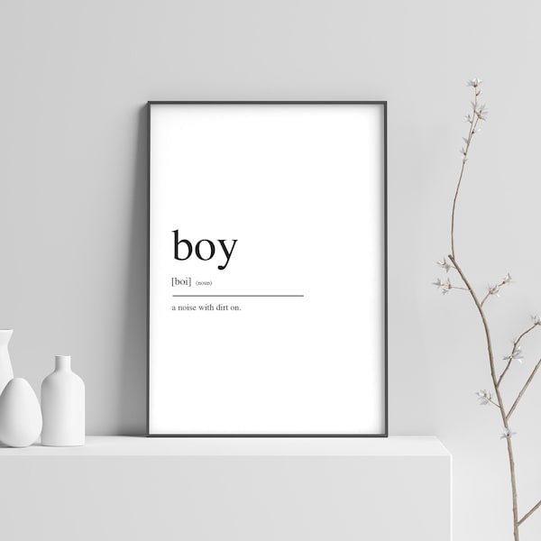 Boy Definition - Etsy