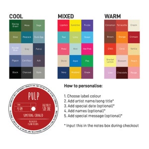 Mod Symbol - Any Set of Song Lyrics - Retro 7 Inch Vinyl Record Single ...