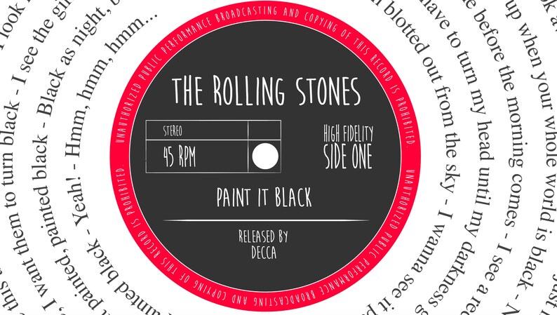 Vinyl Record Print Personalised Label Gift Wedding First - Etsy