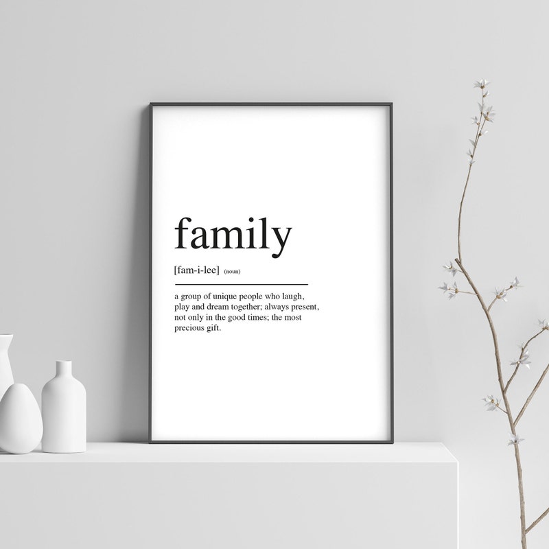 Family Definition - Etsy