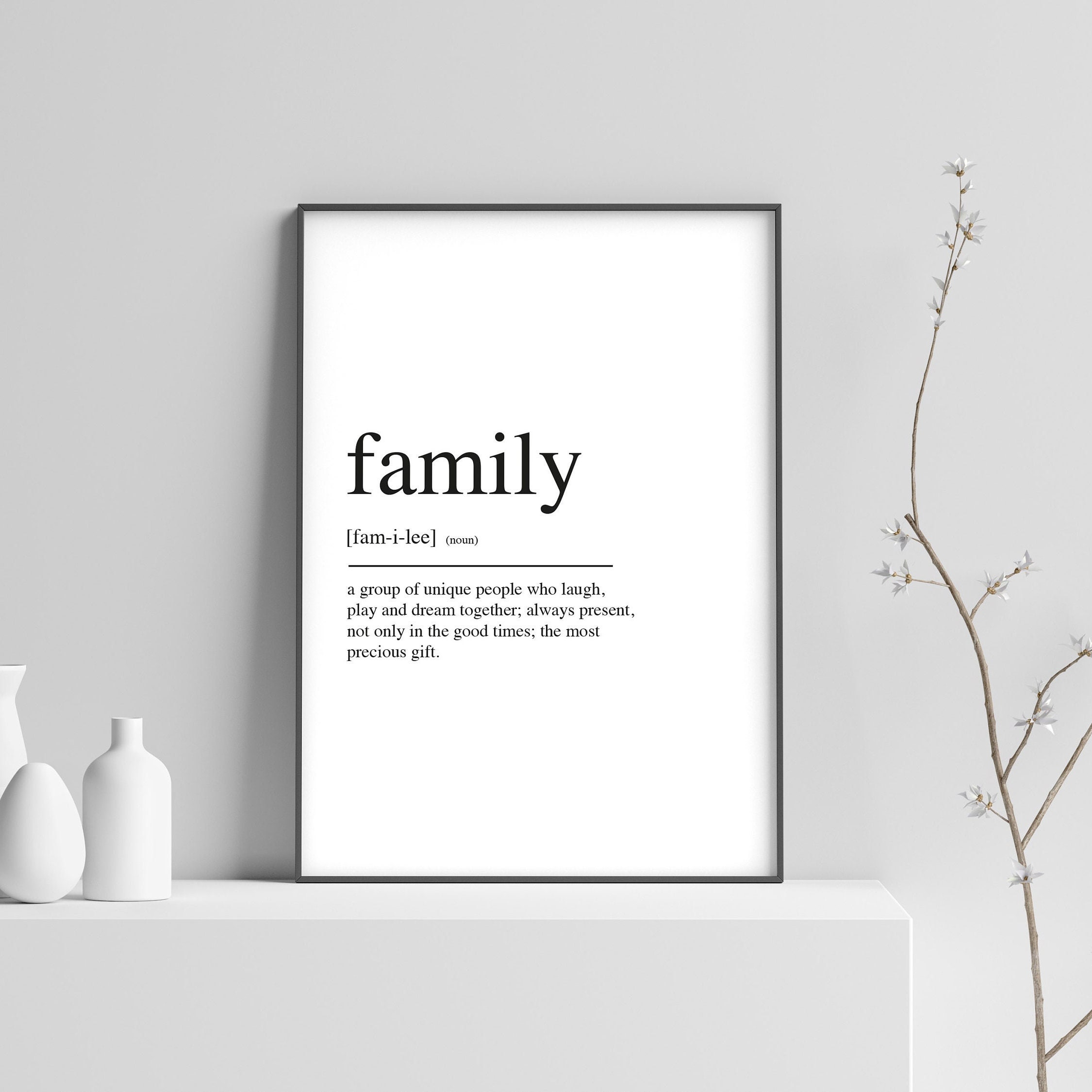 Family Definition DIGITAL DOWNLOAD | Etsy