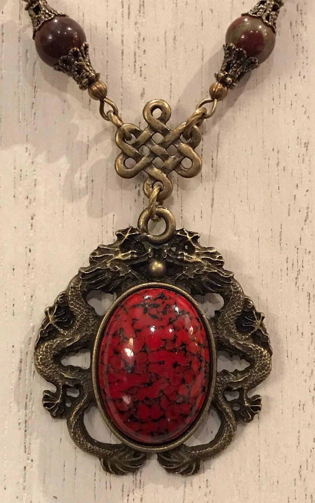 Dragon Heart Pendant Necklace - Etsy