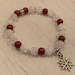 Sparkling Christmas Snowflake Stretch Bracelet - Etsy