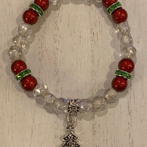 Oh! Christmas Tree Stretch Bracelet - Etsy