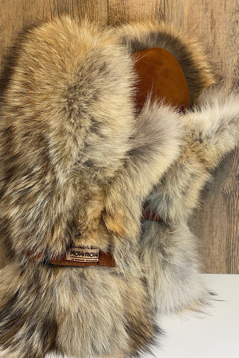 ALASKA MITTENS, Long Flared Mittens in Sheepskin With Suede Finish and ...