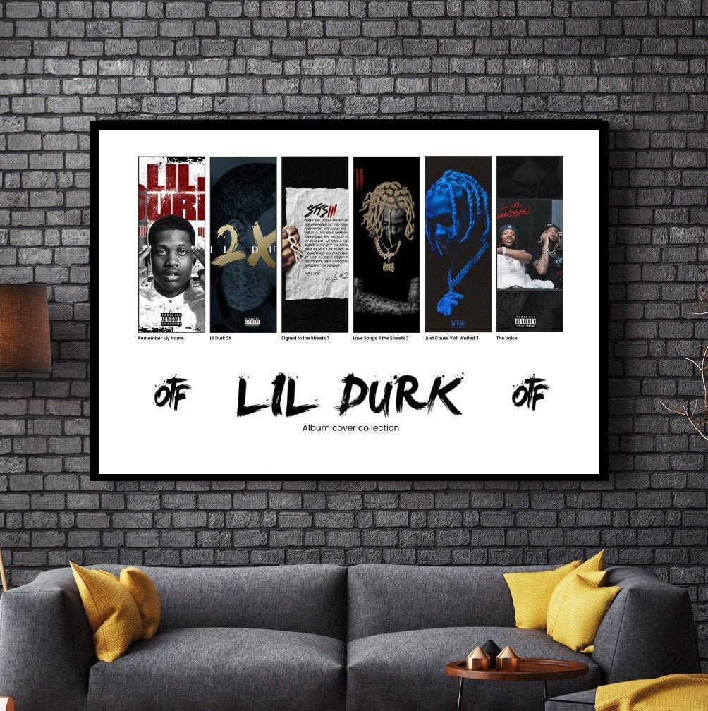 LIL DURK Album Cover Poster Professional Print in HD | Etsy