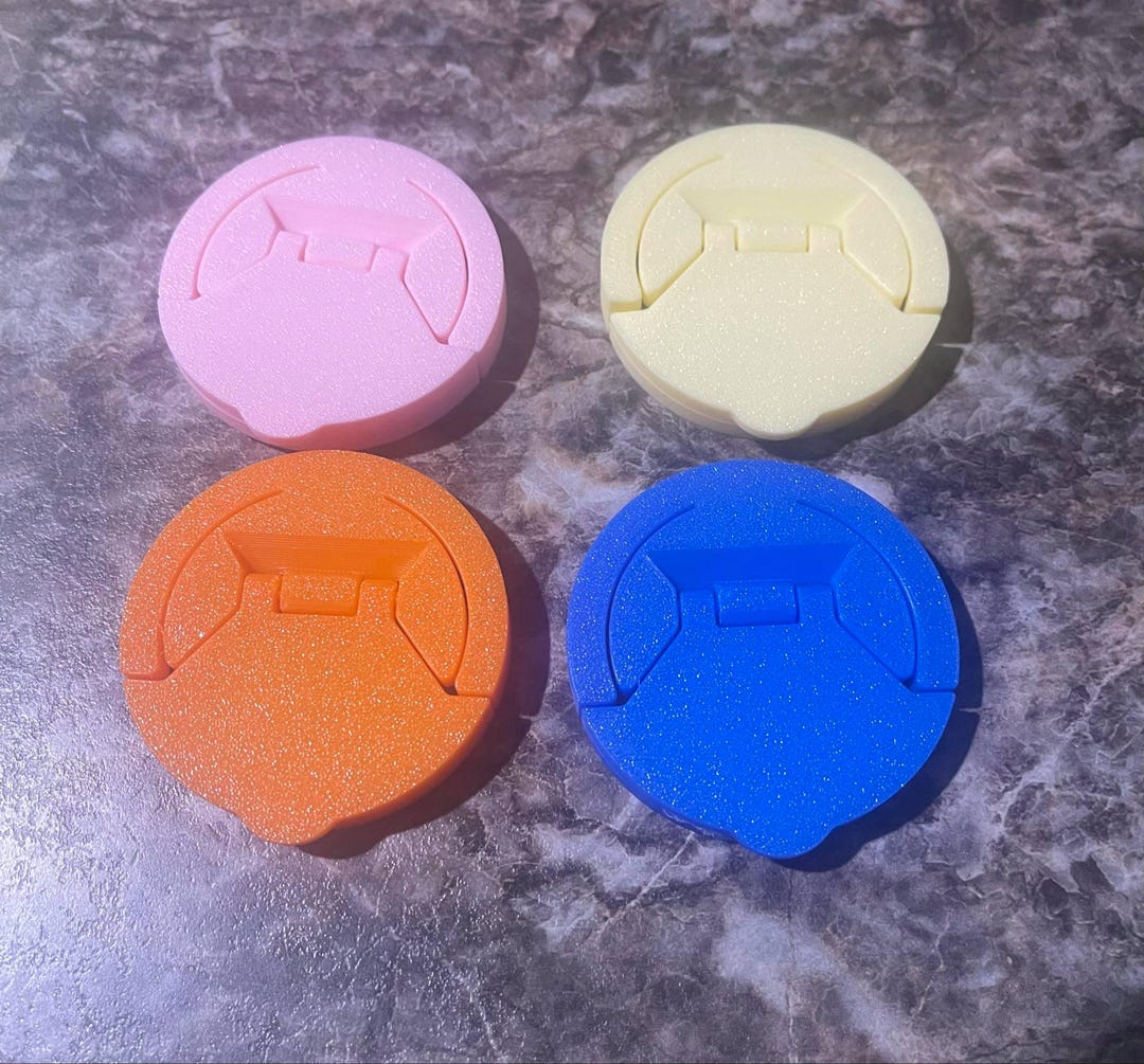 3D Printed Can Lid Topper – Snap-on Drink Cover | Outdoor Drink ...