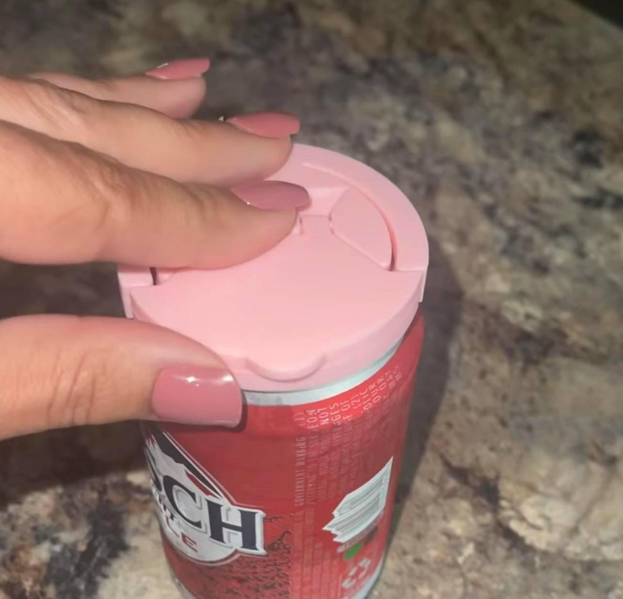 3D Printed Can Lid Topper – Snap-on Drink Cover | Outdoor Drink ...