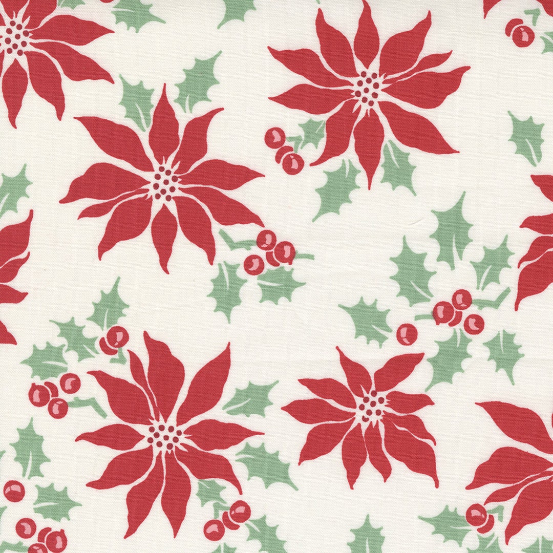 Moda - Holly Jolly by Urbanchiks - Snow - 31181 11 - 100% Cotton Fabric ...