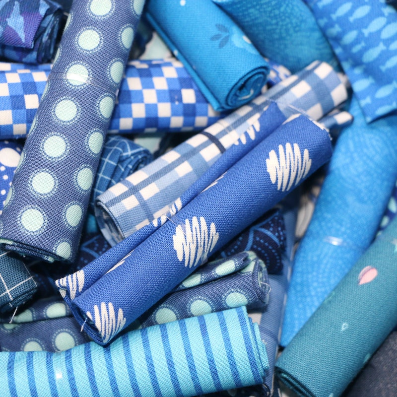 Dark Blue Fat Quarters - Etsy