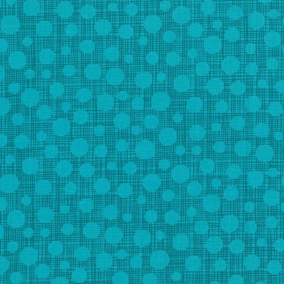Michael Miller - Hash Dot - Turquoise - CX6699-TURQ D - 100% Cotton ...