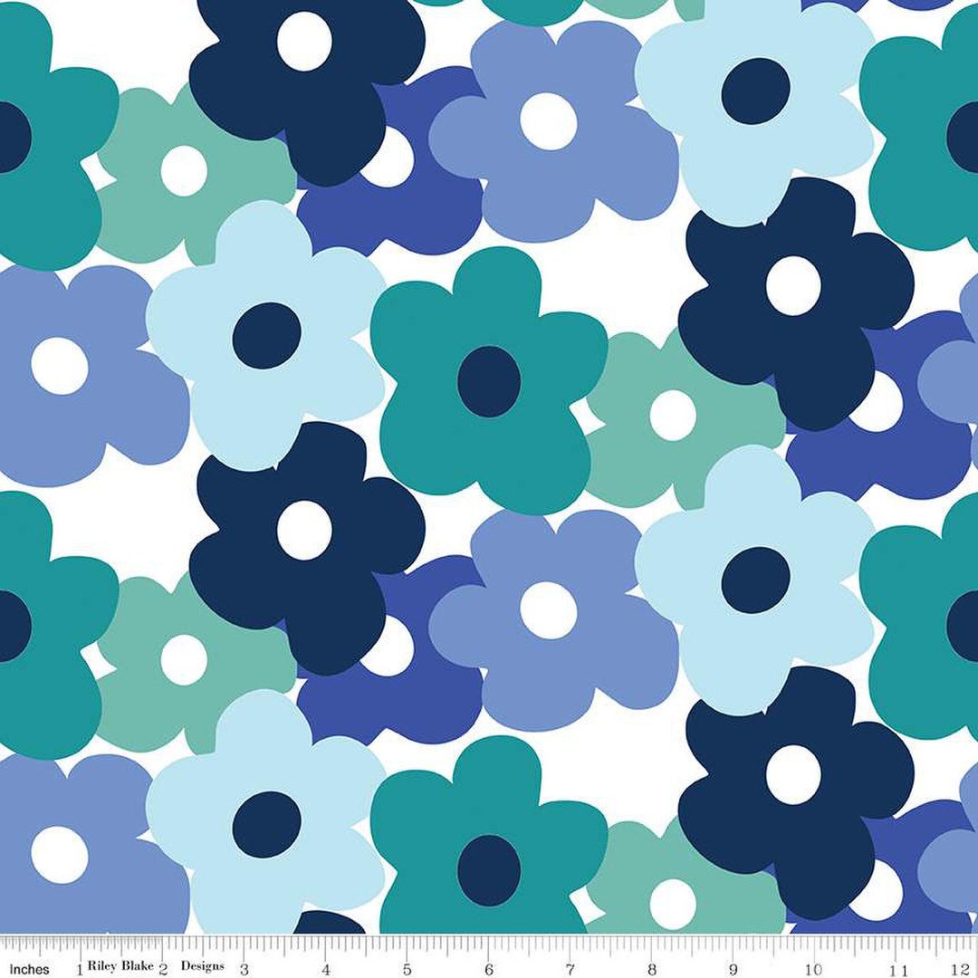 Riley Blake - Copacetic Main - Blueberry - C14680 BLUEBERRY - 100% ...
