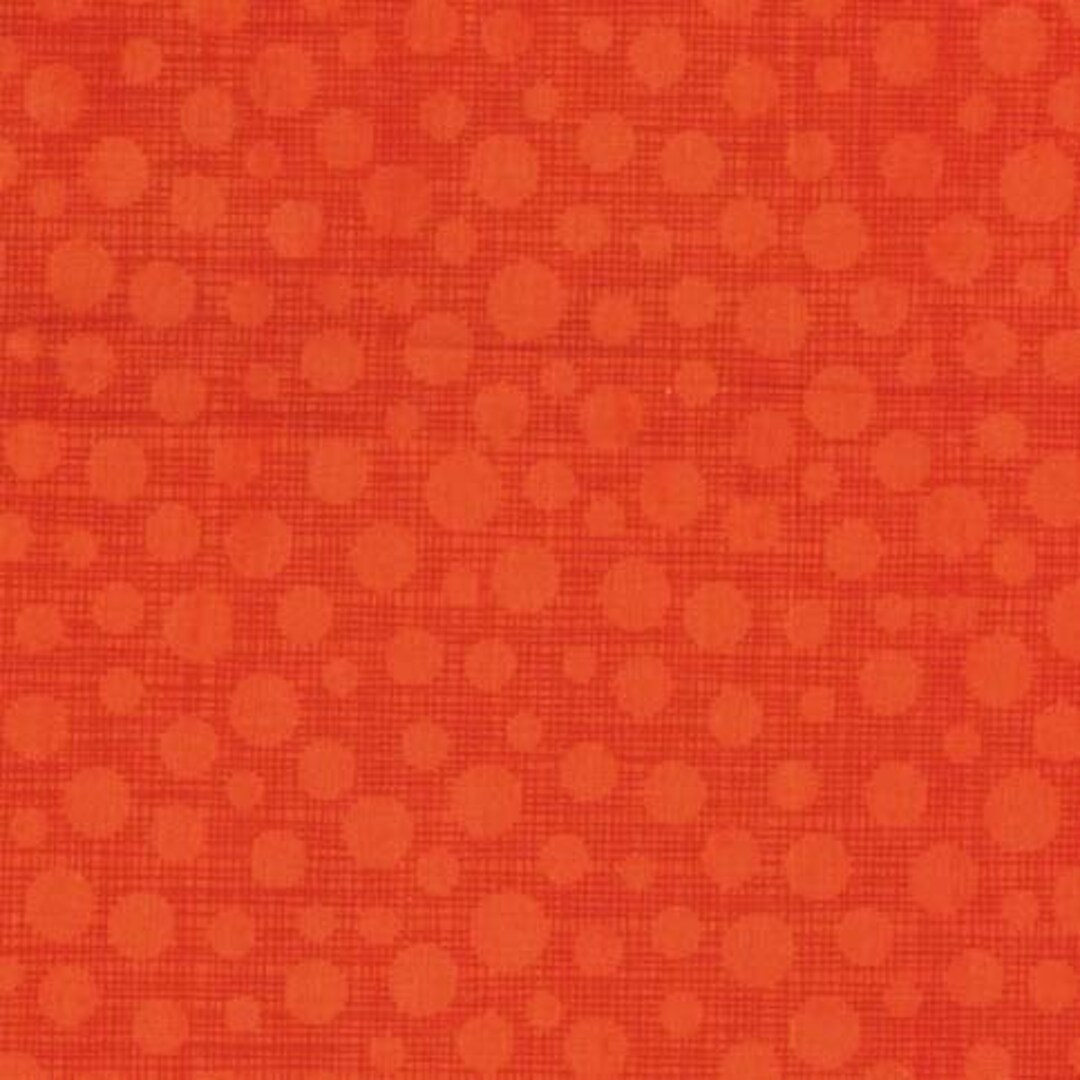 Michael Miller - Hash Dot - Clementine - CX6699 CLEM D - 100% Cotton ...
