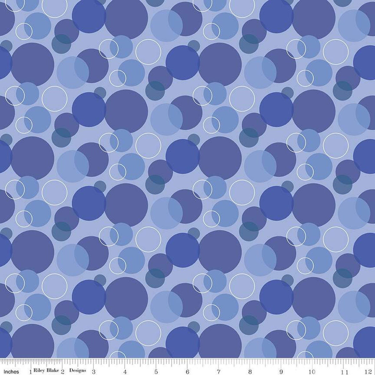 Riley Blake - Copacetic Fizz - Blueberry - C14682 BLUEBERRY - 100% ...