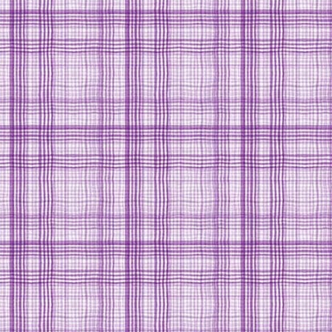Michael Miller - Wellness Plaid - Lavender - DDC10254 LAVE D- 10 0% ...