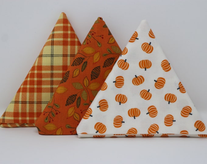 3 Fat Quarters - Holiday Halloween by Stacy Iest Hsu - Pumpkins/fall ...