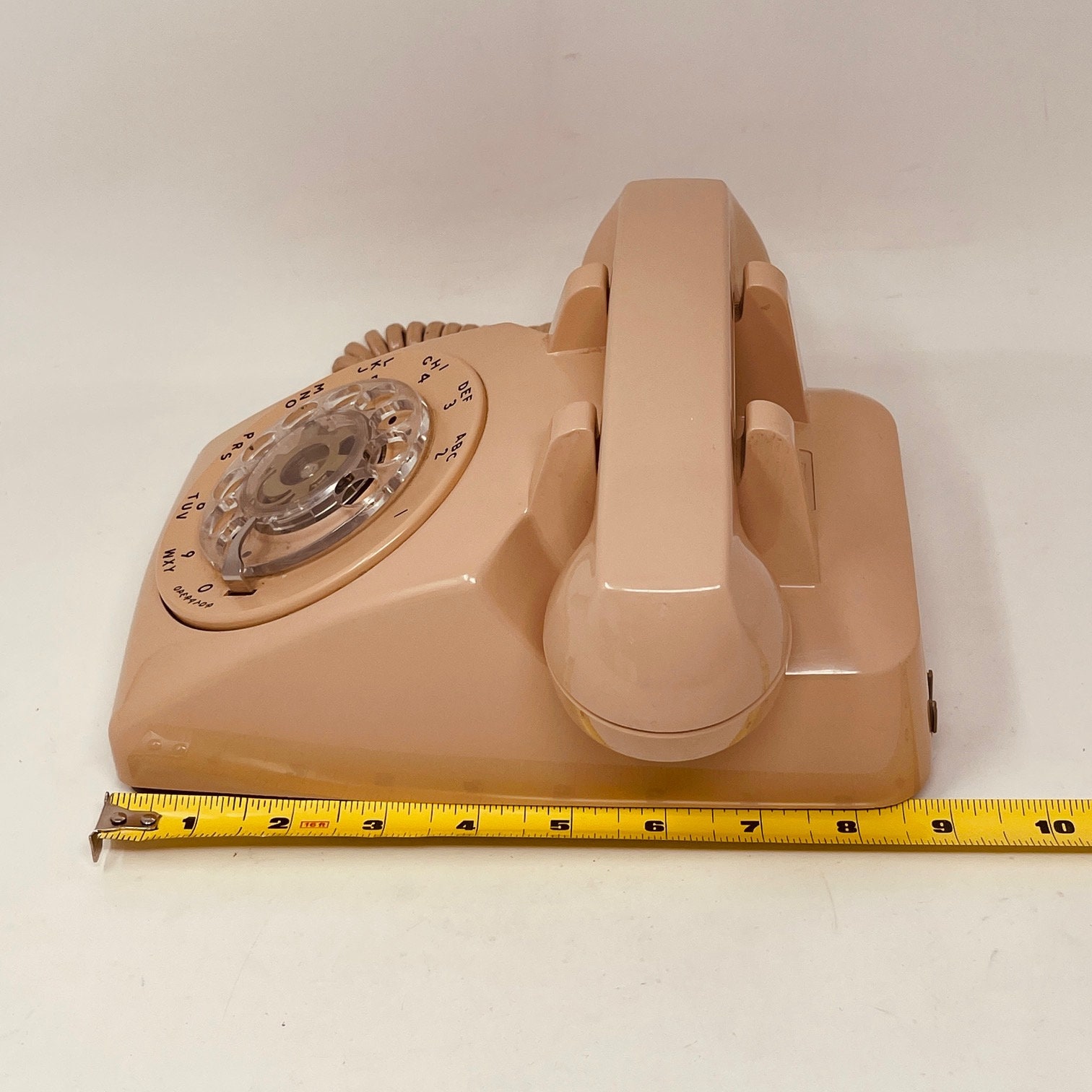 Vintage Stromberg Carslon Rotary Dial Telephone Tan Peach Retro ...