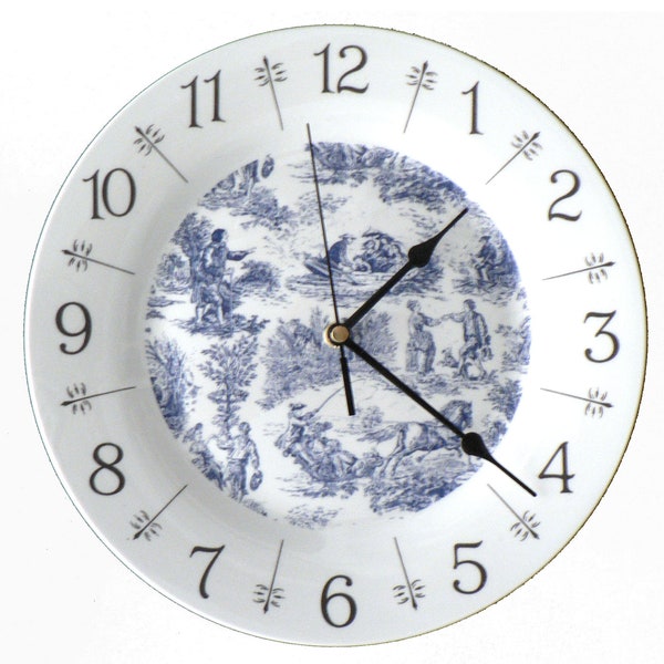 Ceramic Plate Clock - Etsy UK