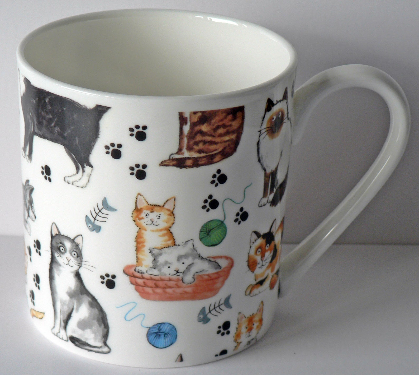 Cat 1 Pint Bone China Mug Cats CHINTZ All Around Mug - Etsy New Zealand