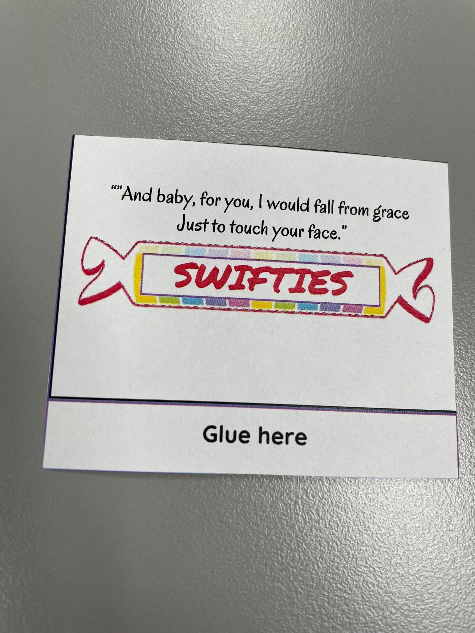Smarties Wrappers - Swiftie Themed With Song Lyrics - Etsy