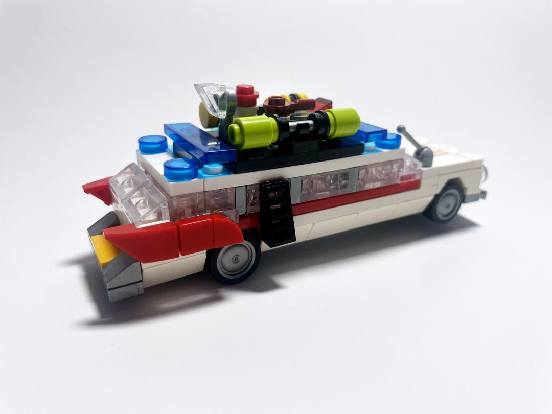 Custom Mini Ecto-1 LEGO Model Brick Building PDF Digital Instructions ...