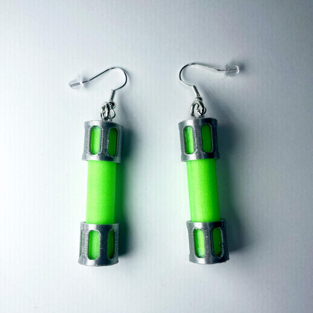 Glow in the Dark Mutagen Vial Earrings - Etsy