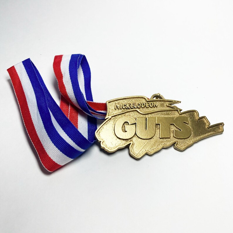 1st Place Gold Medal Prop Nickelodeon GUTS - Etsy
