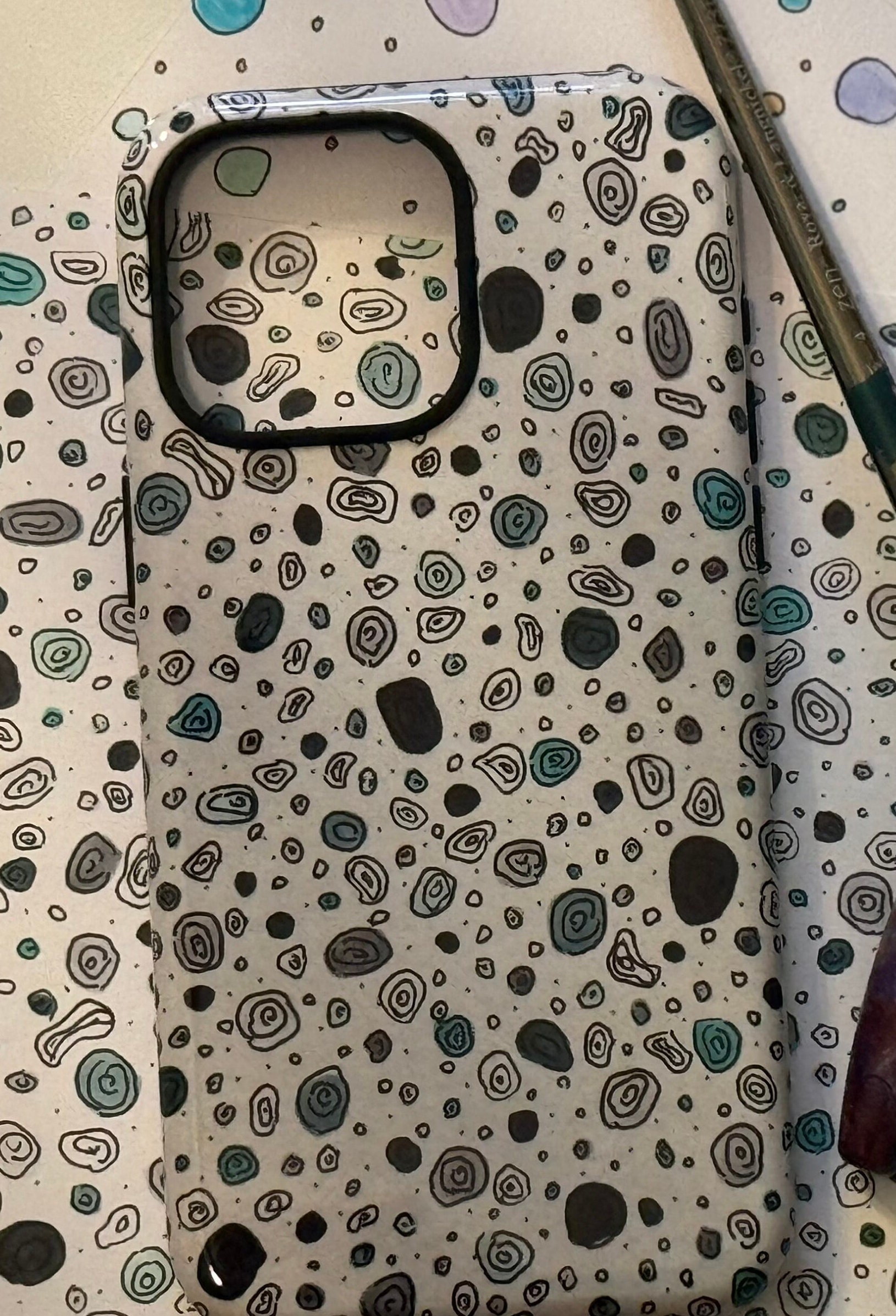 Gray Pebbles Abstract Art Tough Case for Iphone® - Etsy