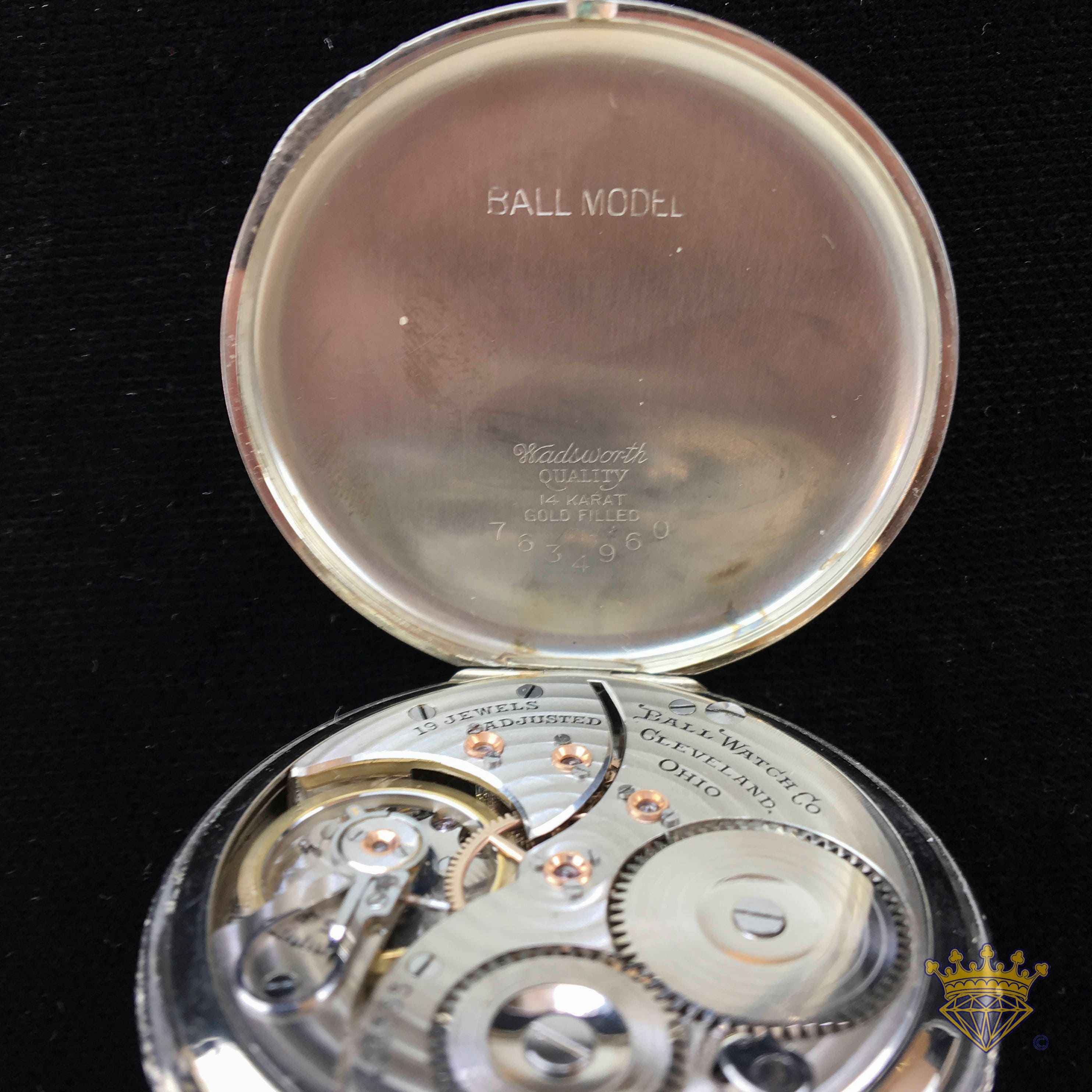 Vintage Ball Pocket Watch - Etsy