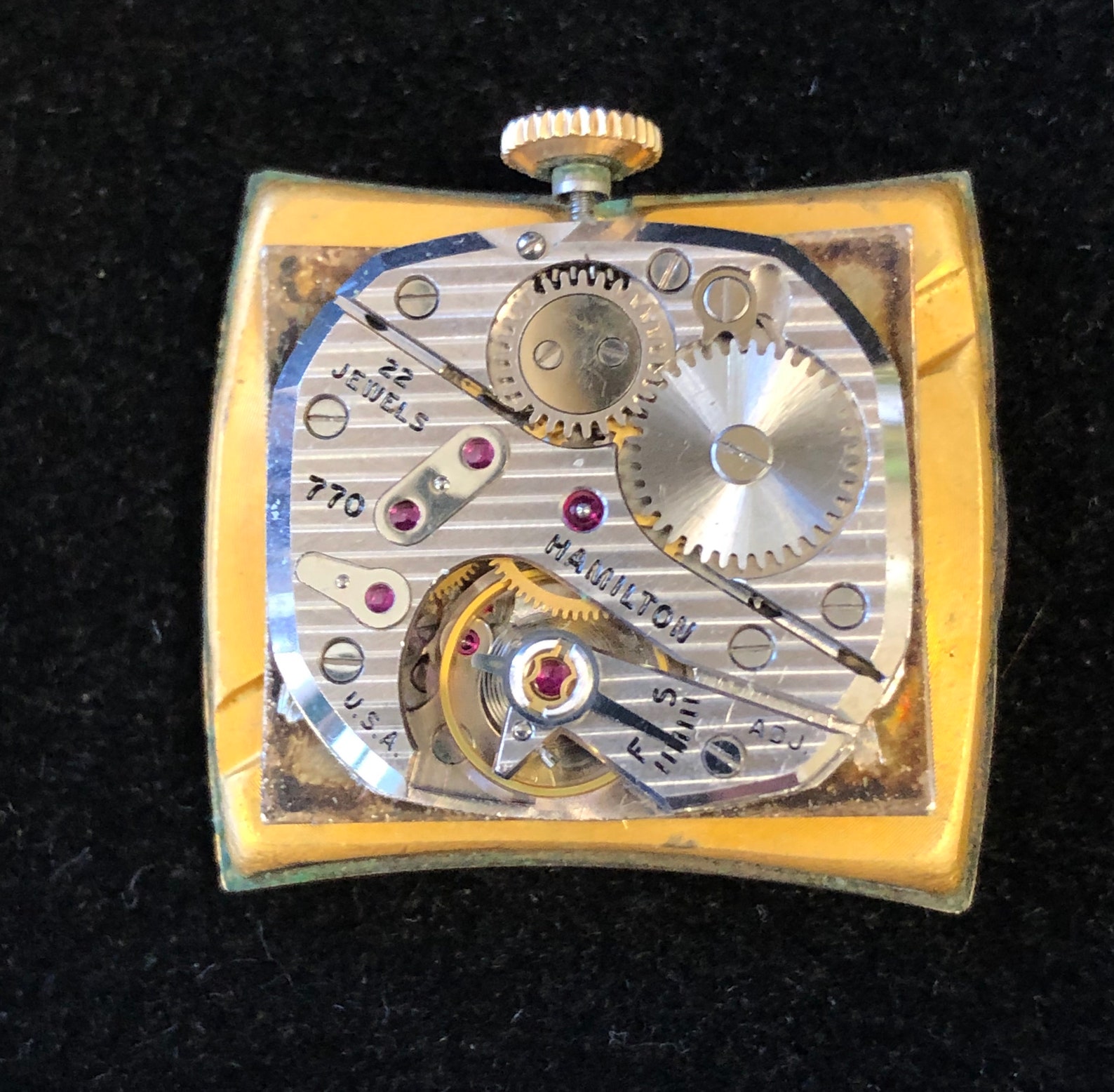 Hamilton 22 Jewel Mechanical Wrist Watch C.1950's - Etsy