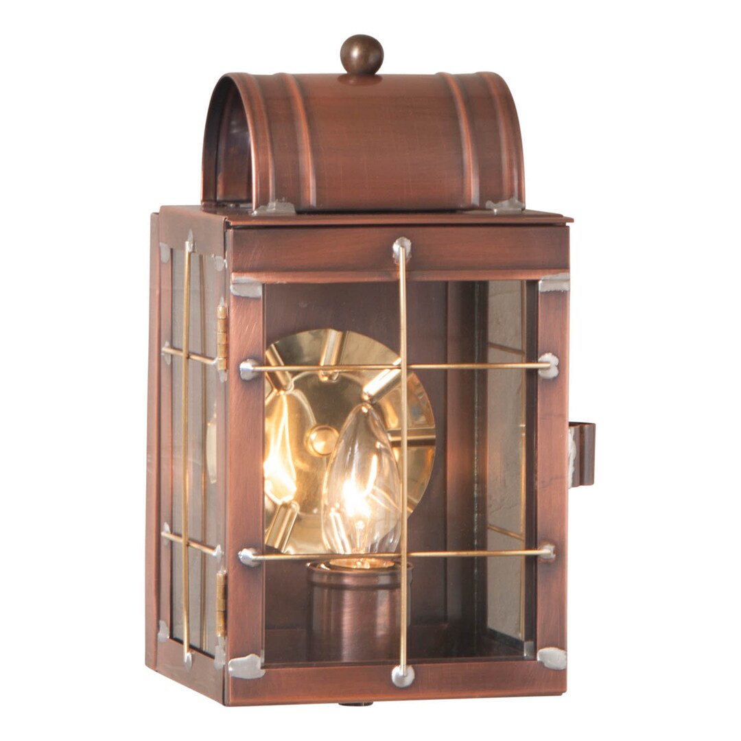 Cape Cod Wall Lantern in Weathered Brass or Antique Copper - Etsy