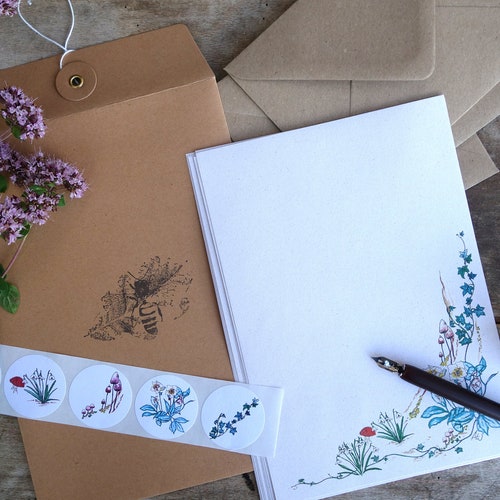 Elegant Letter Writing Stationery Set Personalized Gift | Etsy