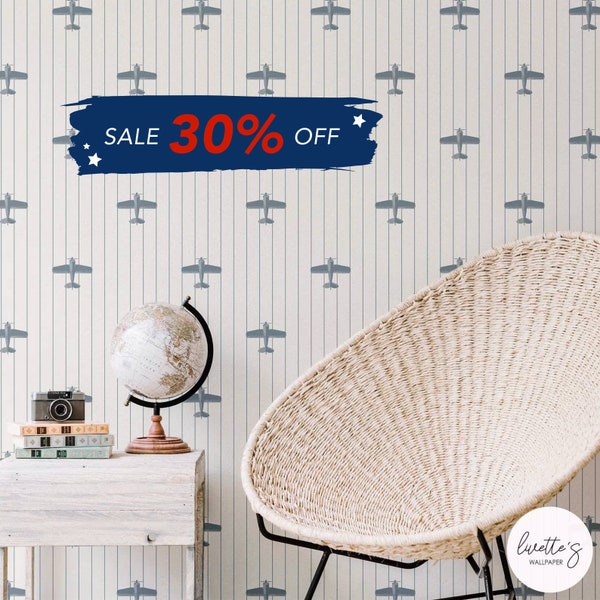 Airplane Wallpaper - Etsy