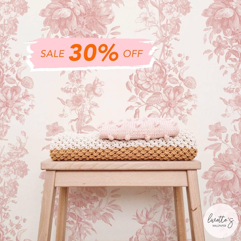 Pink Wallpaper - Etsy