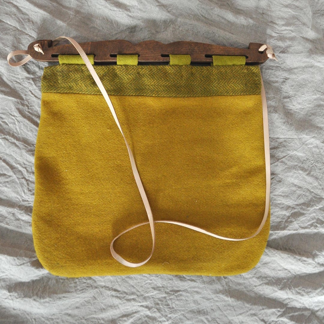 Hedeby Bag With Wooden Handles No4 - Etsy