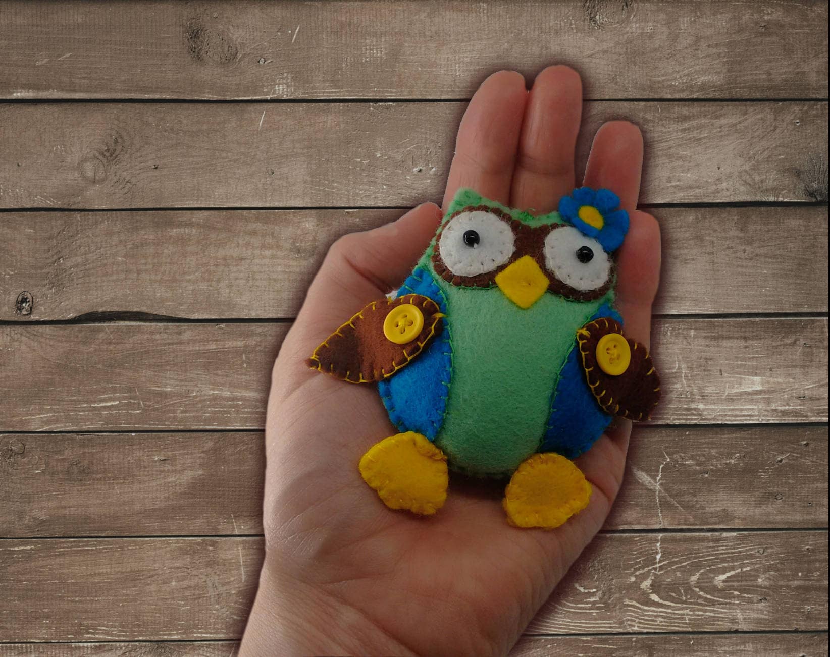 Felt Pattern-felt Owls-owl Sewing Pattern-decor-felt PDF Pattern-owl ...