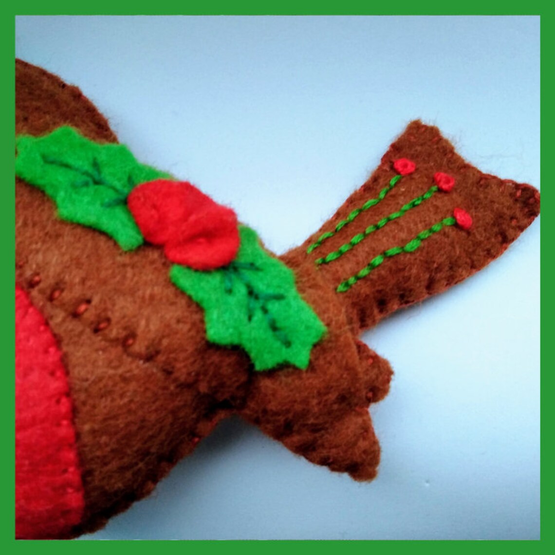 Felt Robin Pattern, Felt Robin PDF Pattern, Robin Felt SVG Pattern ...