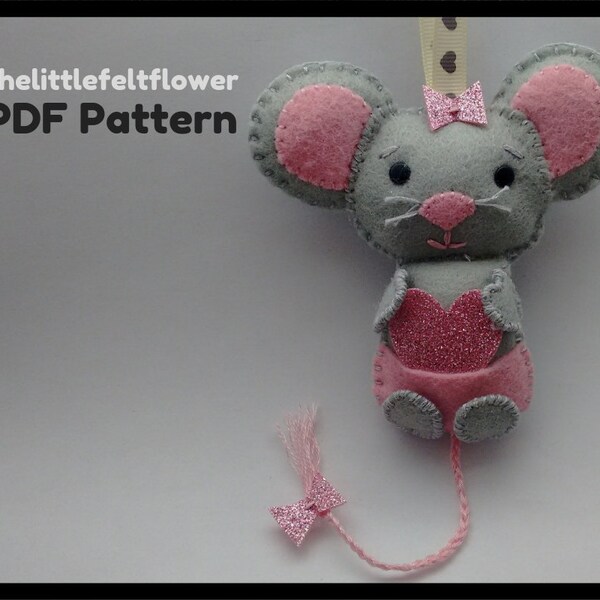Felt Mouse Pattern - Etsy