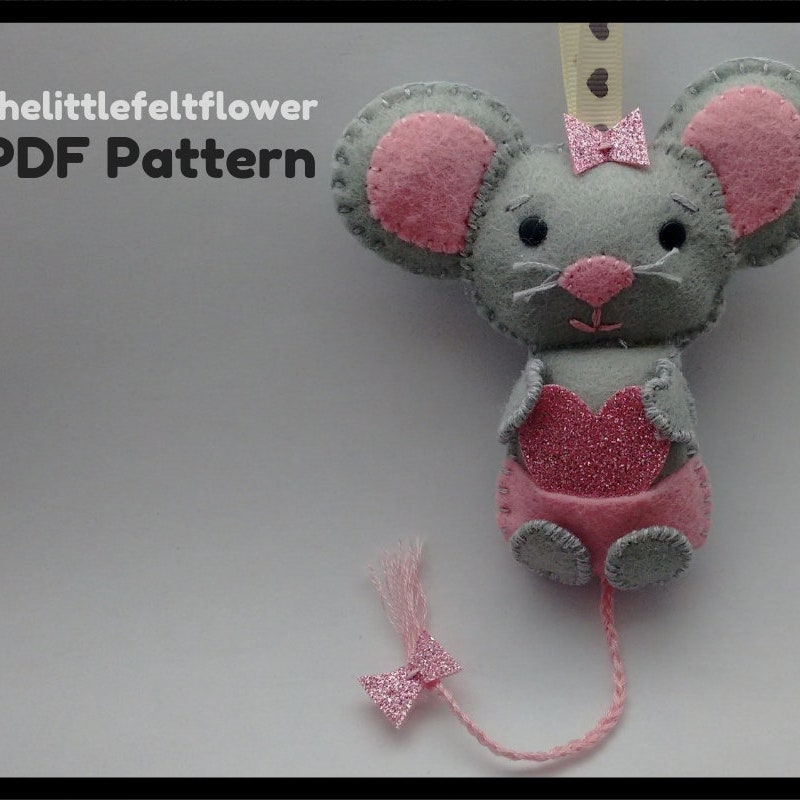Felt Mouse Pattern - Etsy
