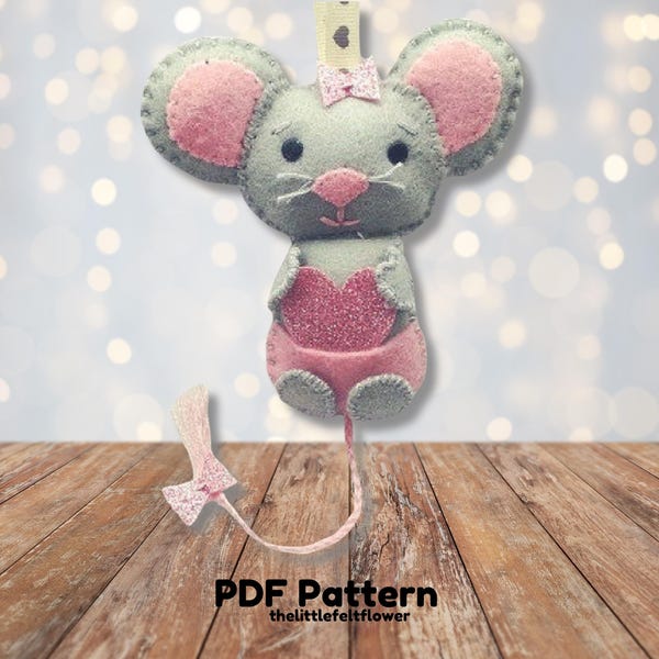 Felt Mouse Pattern - Etsy