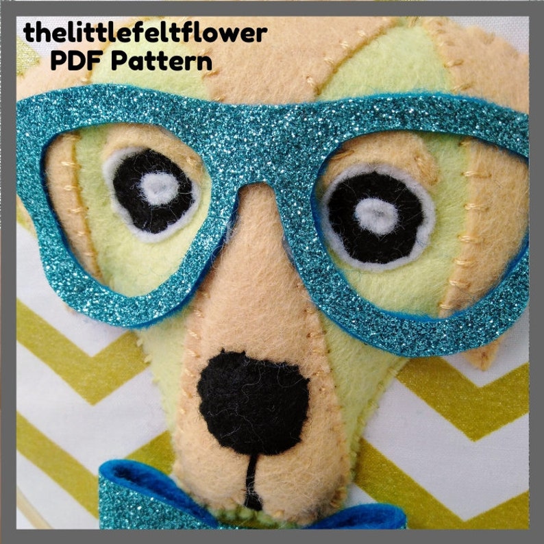 Felt Dog Pattern, Felt Labrador, Felt Embroidery Hoop, Felt Pattern ...