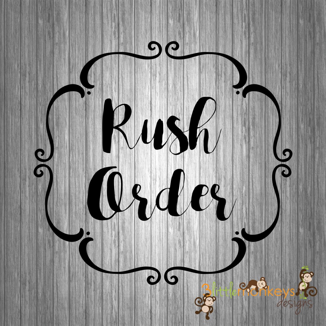 Rush Order - Etsy