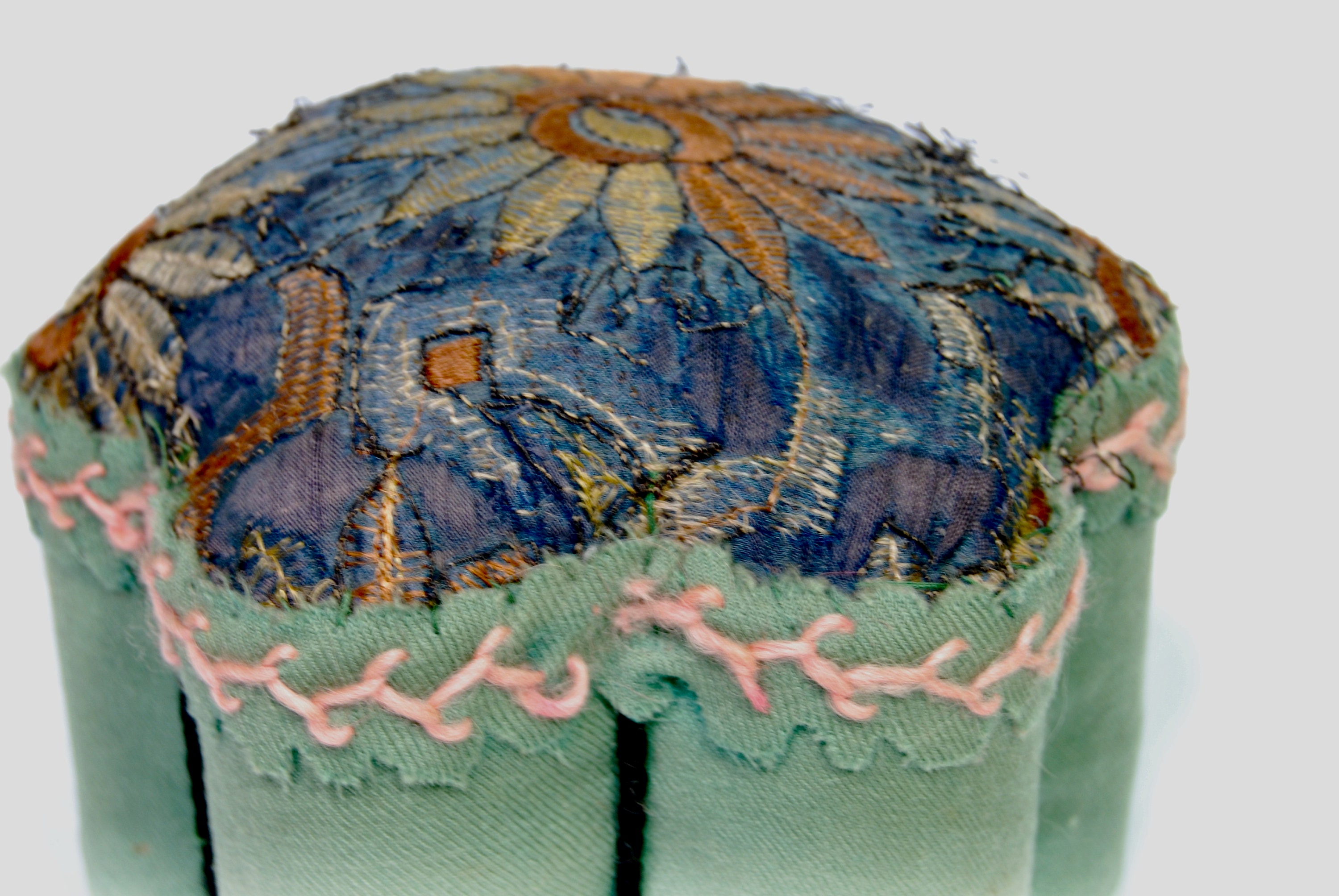 Antique Victorian Large Pin Cushion - Etsy